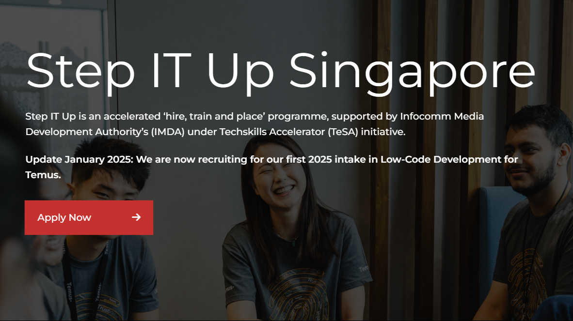 Step It Up Singapore | Tech Careers at Temus | Apply for 2025 Intake